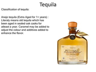 Tequila production and its types | PPTX