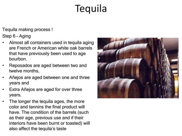 Tequila production and its types | PPTX | Alcoholic Beverages | Food & Drink