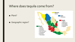 Tequila | PPTX | Alcoholic Beverages | Food & Drink