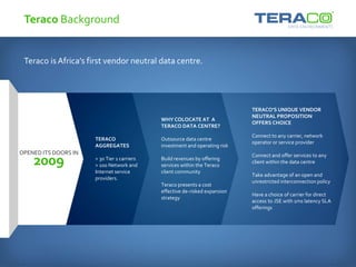 Teraco Data Environments - Company Overview | PPSX