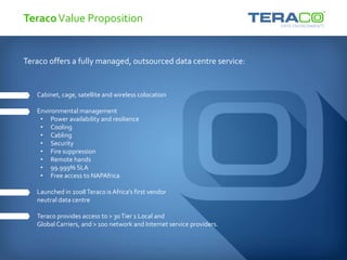 Teraco Data Environments - Company Overview | PPSX
