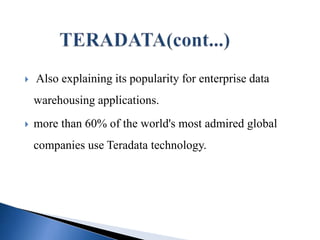 Teradata | PPT
