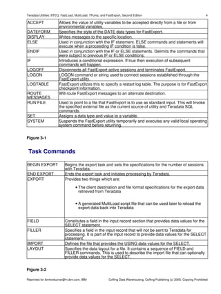 Teradata utilities-fast export | PDF | Databases | Computer Software ...