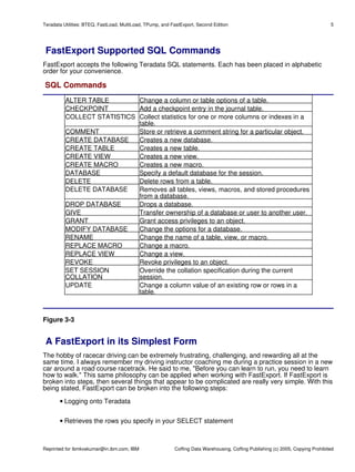 Teradata utilities-fast export | PDF | Databases | Computer Software and Applications