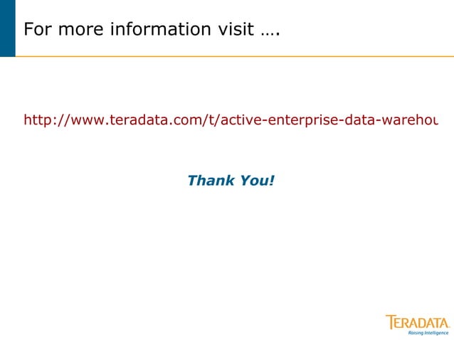 Teradata Active EDW 6650 | PPT