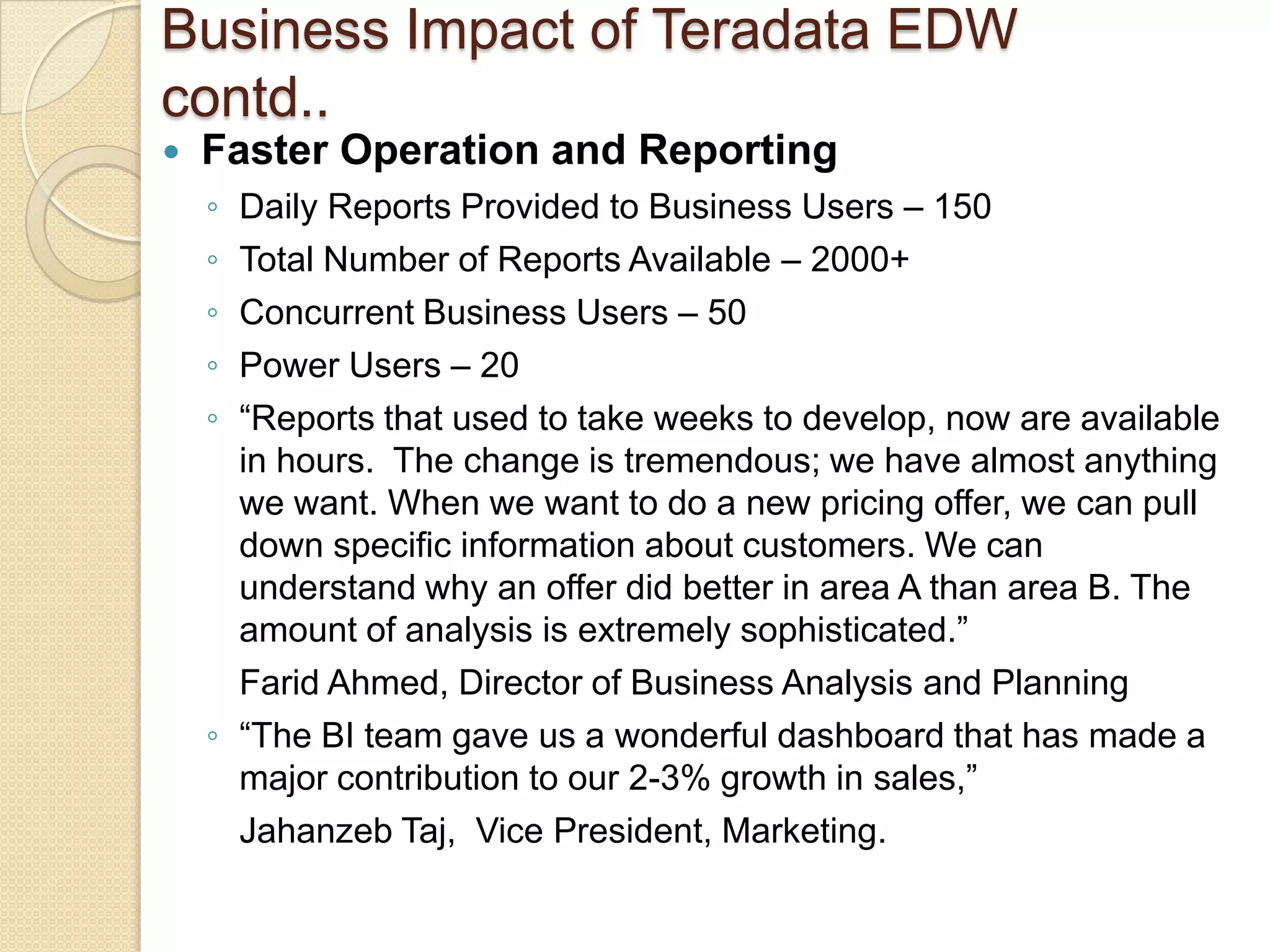 Teradata introduction | PPTX