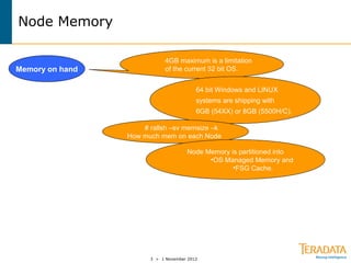 Teradata memory management - A balancing act | PPT | Operating Systems | Computer Software and ...