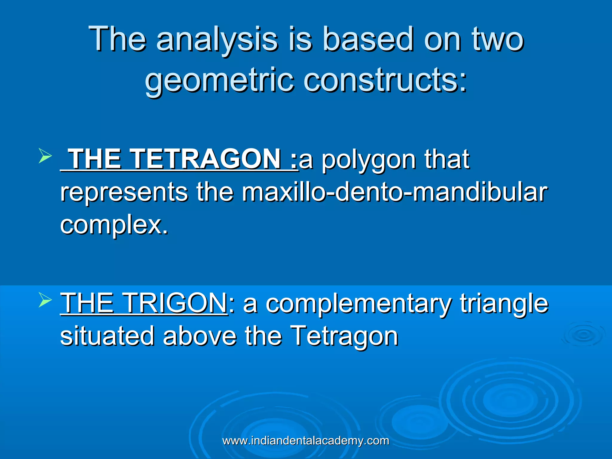 Tetragon a visual cephalometric analysis | PPT