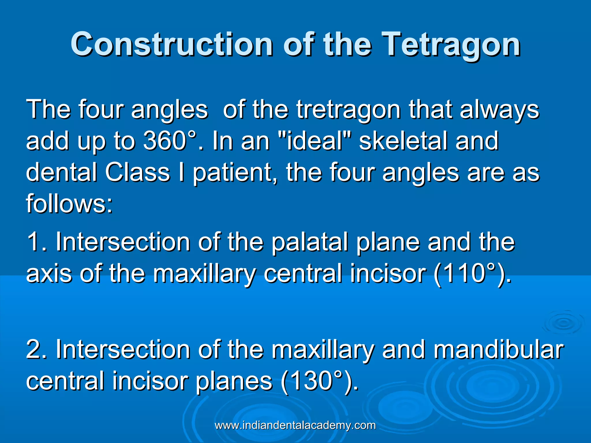 Tetragon a visual cephalometric analysis | PPT