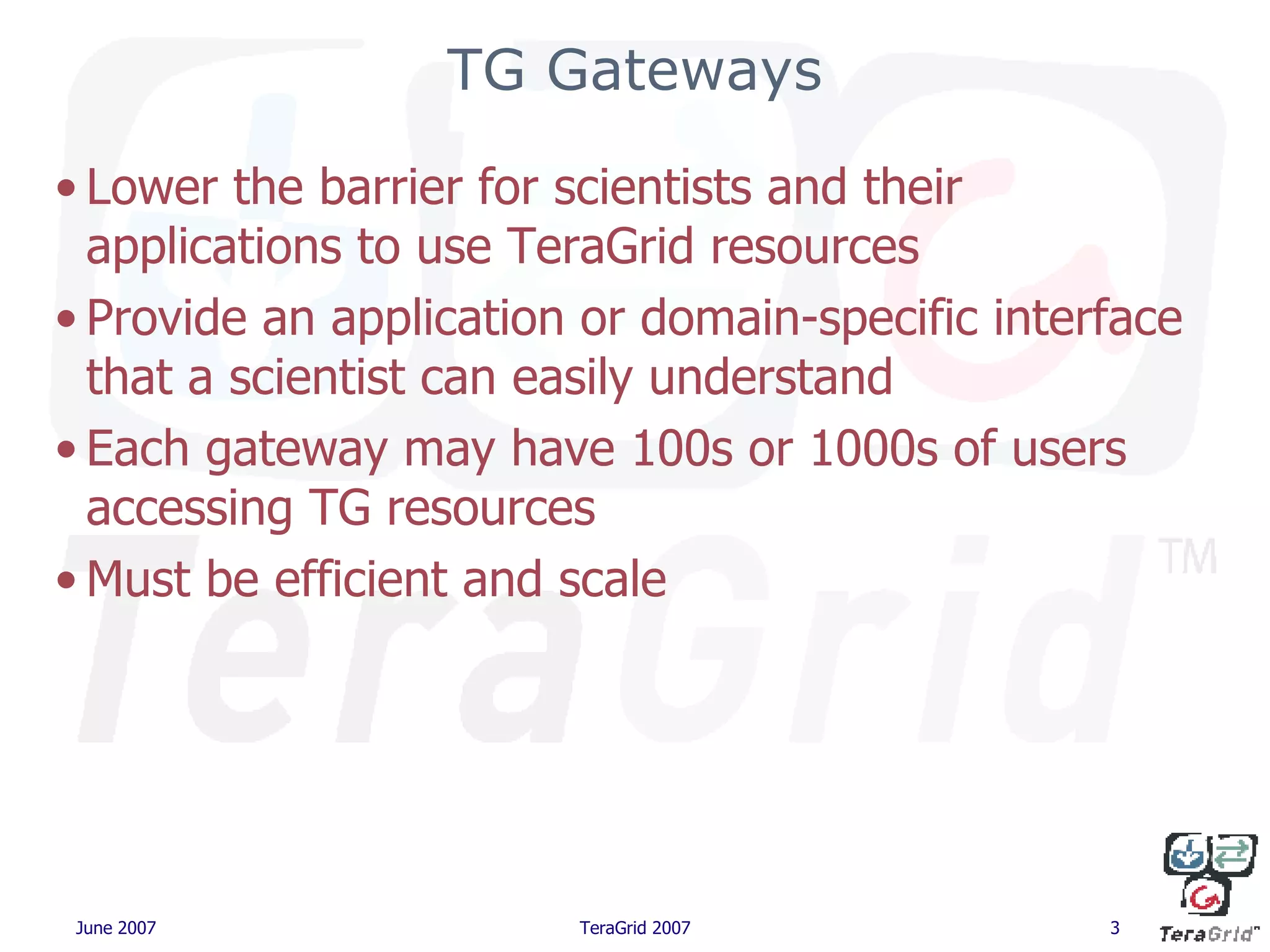 TeraGrid's GRAM Auditing & Accounting, & its Integration with the LEAD ...