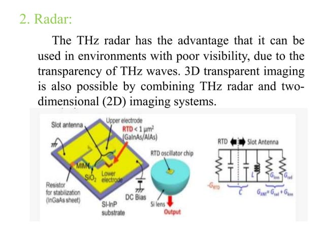 Terahertz emitter using resonant tunneling diode | PPT