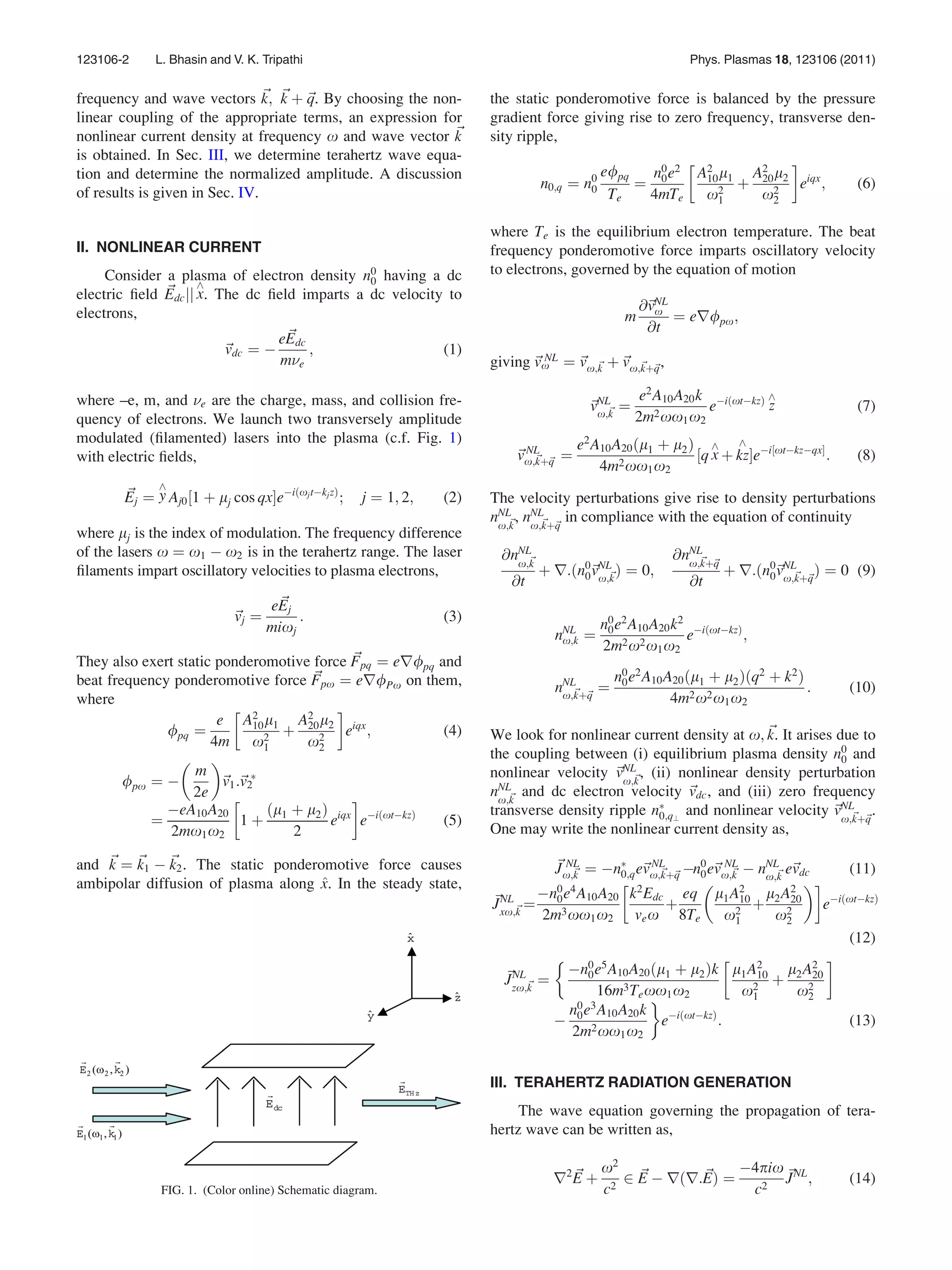 Terahertz Generation From Laser Filaments In The Presence Of A Static