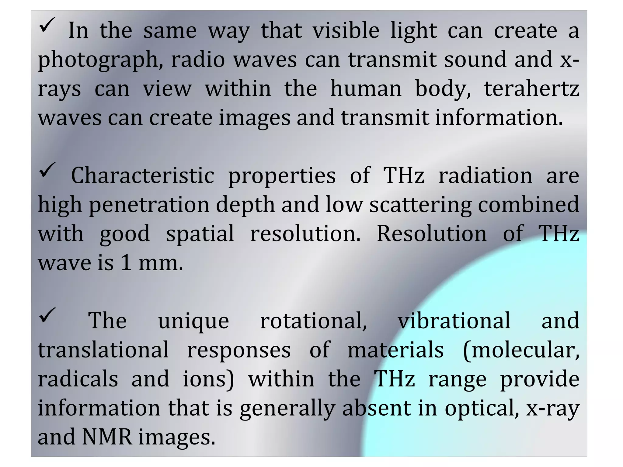 Terahertz_An introduction | PPT