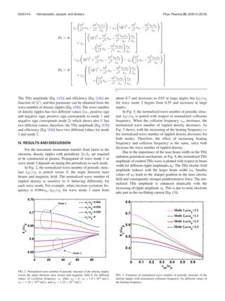 Terahertz radiation generation by beating of two laser beams in a ...