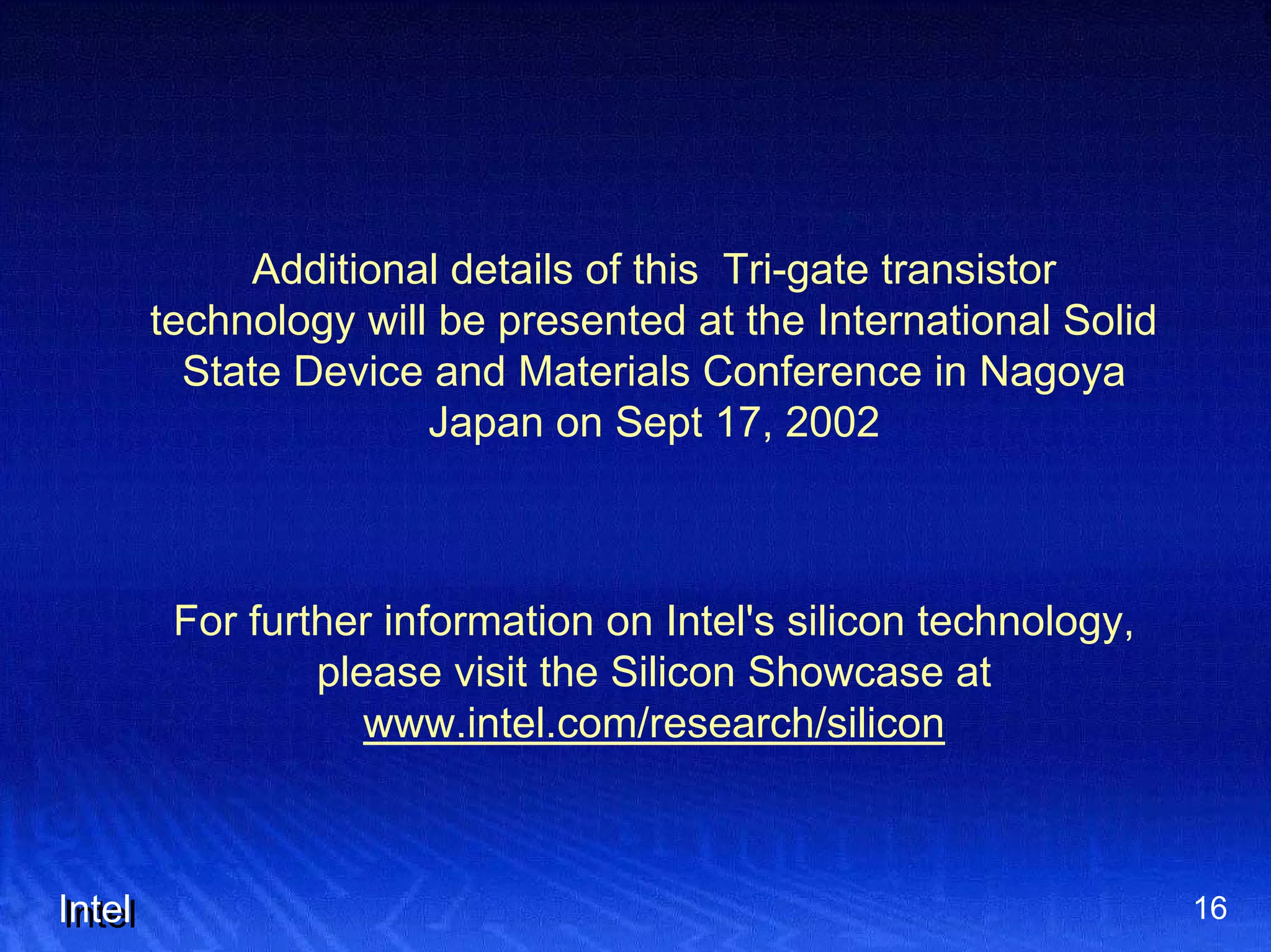 Terahertz trigate transistor | PPT