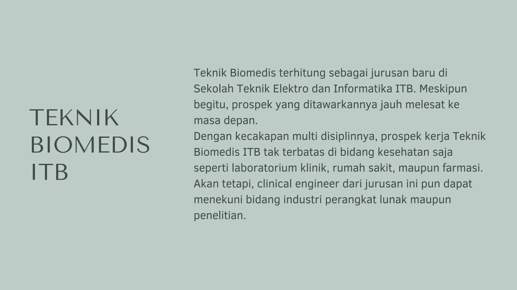 Terakreditas universitas kampus teknik biomedis | PDF