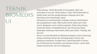 Terakreditas universitas kampus teknik biomedis | PDF
