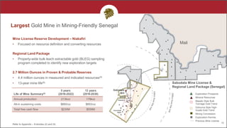 Teranga gold 1x1 presentation bmo 2018 | PPT