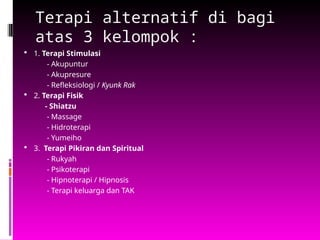 Teraphi komplementer pada keperawatan komplementer.ppt