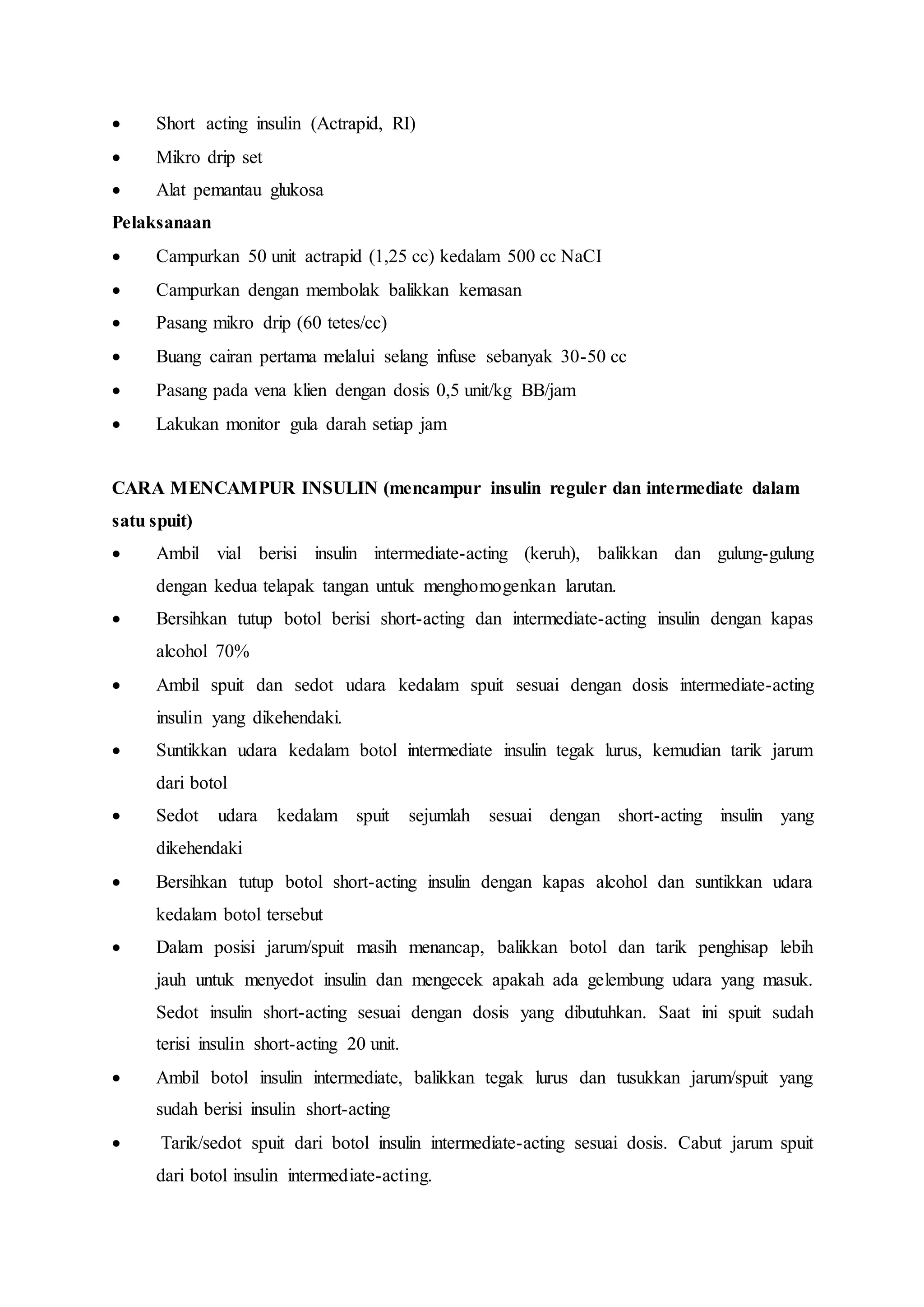 Terapi insulin | DOCX