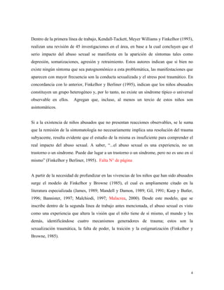 Terapia De Grupo En Abuso Sexual Infantil | PDF