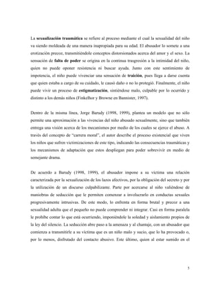 Terapia De Grupo En Abuso Sexual Infantil | PDF