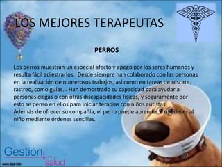 Terapia animales COMPLETO | PPT
