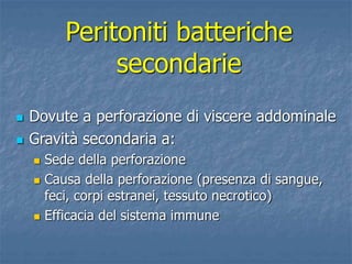 Terapia antimicrobica nella sepsi addominale | PPT