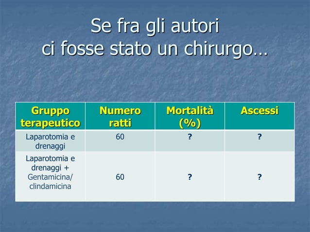 Terapia antimicrobica nella sepsi addominale | PPT