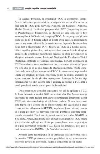 Terapia cognitiv comportamentala tcc pdf | PDF