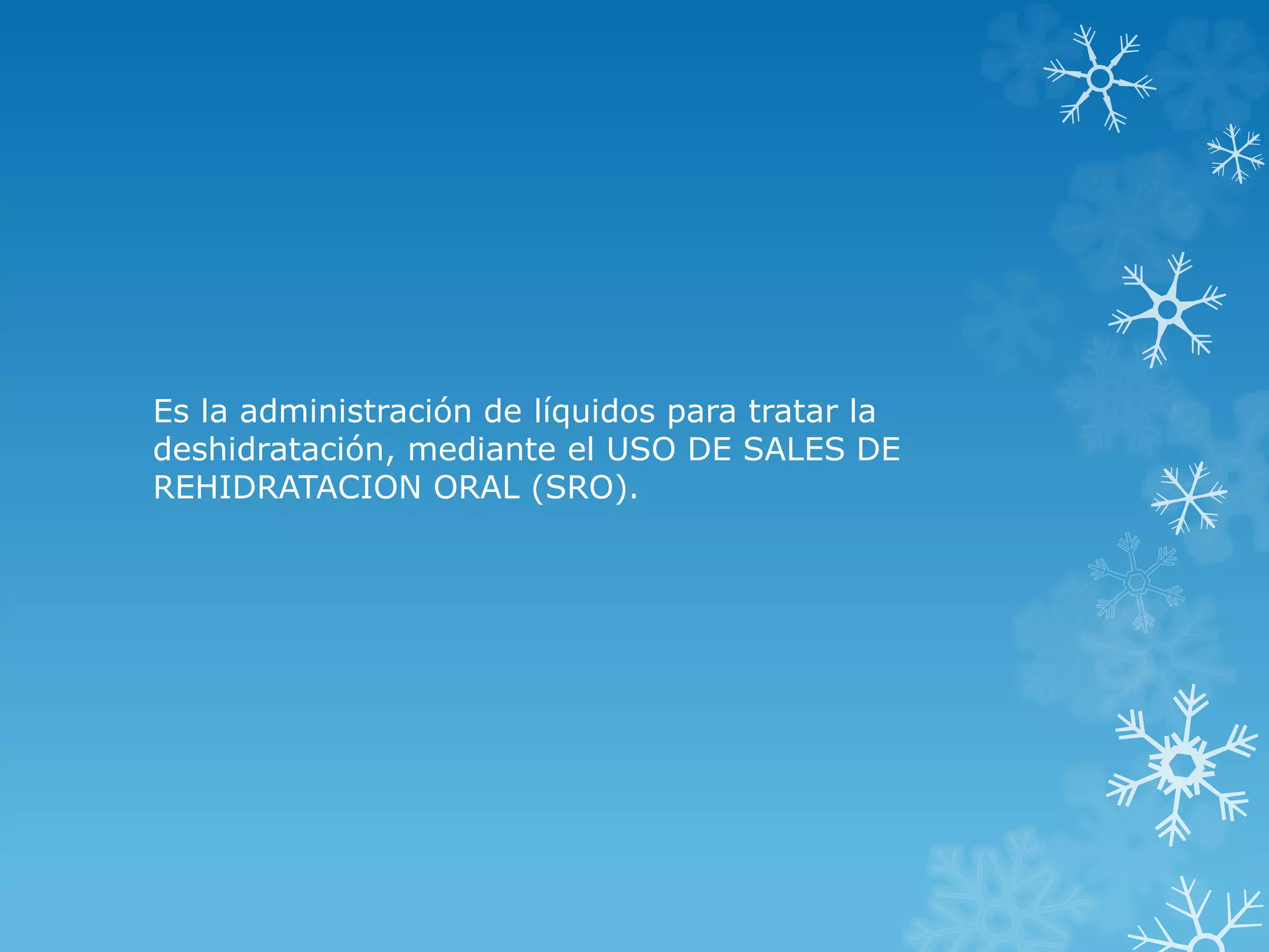 Terapia De Rehidratación Oral | PPT