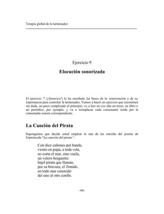 Terapia global de la tartamudez | PDF