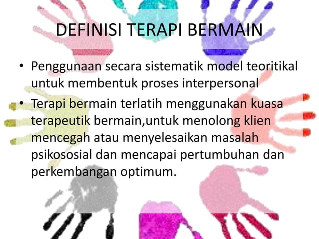Terapi bermain | PPTX
