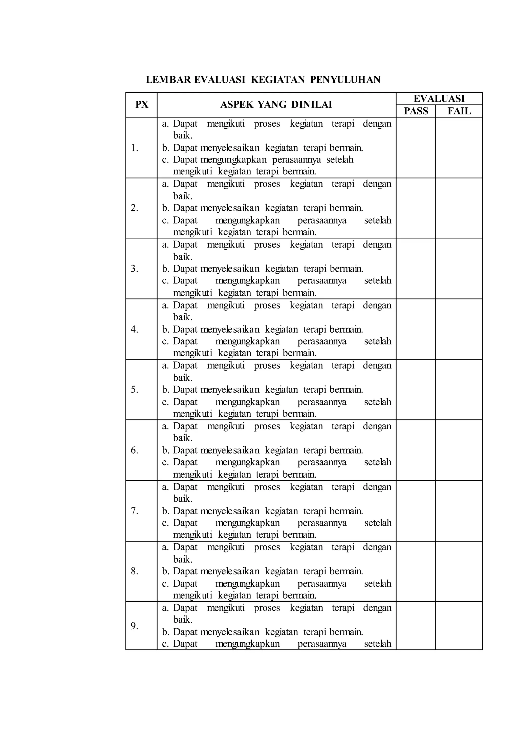 Terapi bermain mewarnai poli anak | DOC