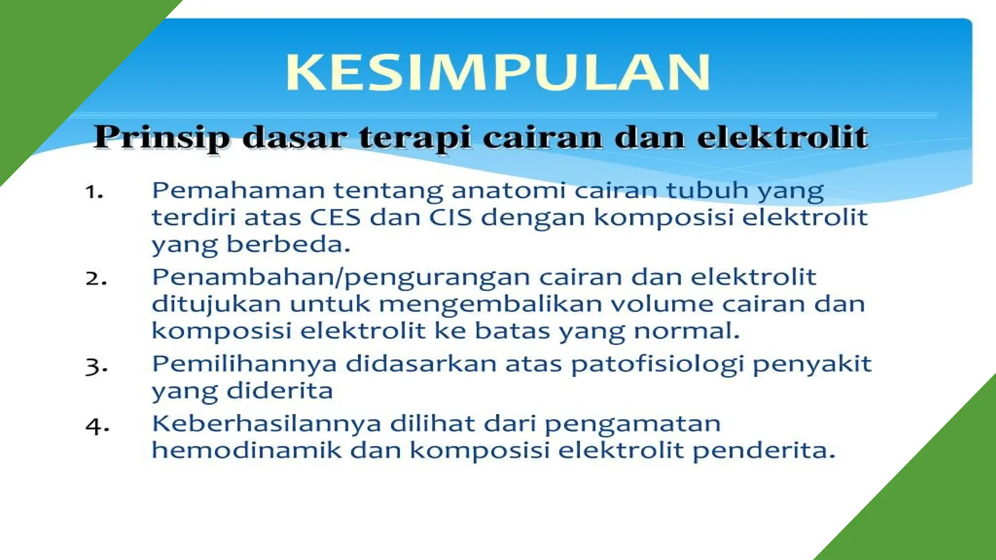 TERAPI CAIRAN .pptx pada pasien yang dehidrasi | PPTX