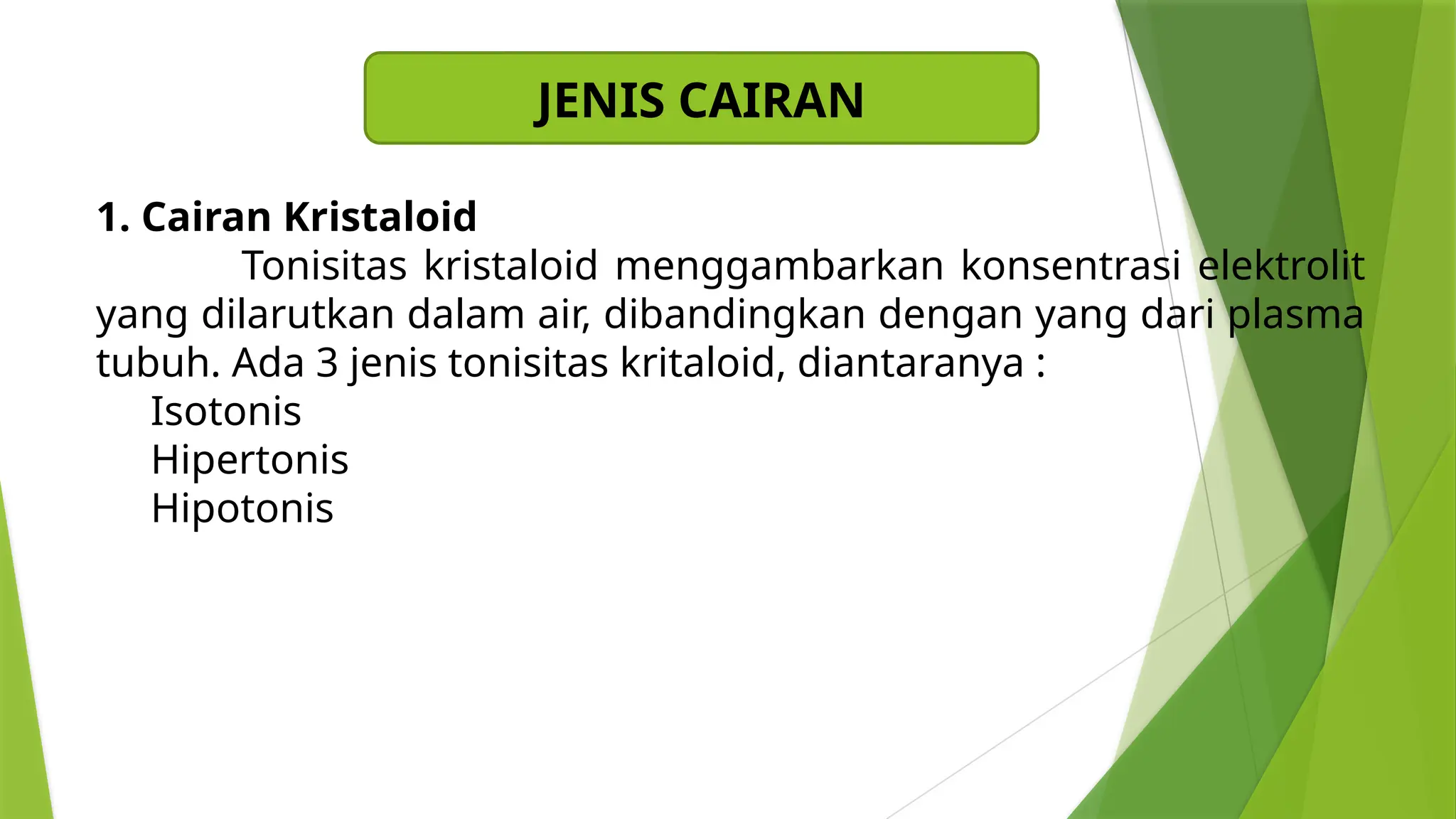 TERAPI CAIRAN 2024 materi anestesi pada pasien | PPTX