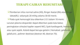 TERAPI CAIRAN 2024 materi anestesi pada pasien | PPTX