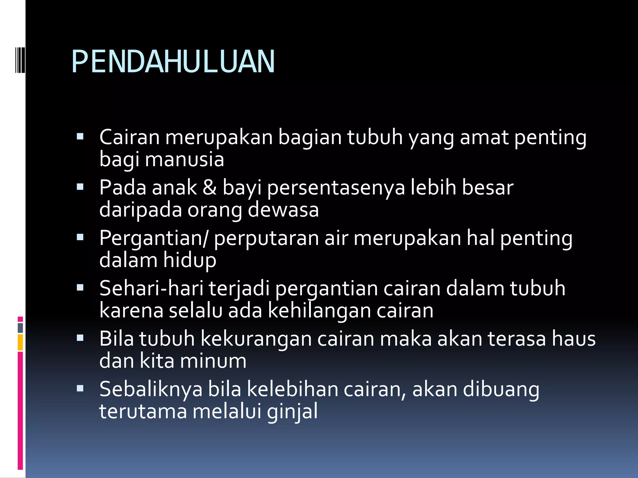 Terapi cairan pada anak | PPTX