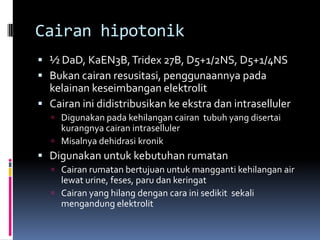 Terapi cairan pada anak | PPTX