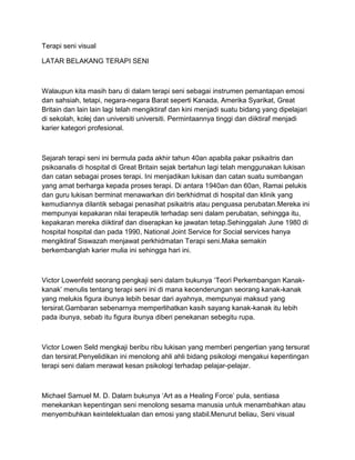 Terapi cara kerja | DOCX