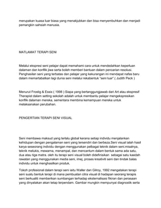 Terapi cara kerja | DOCX