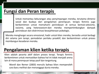 Terapi feminis | PPT