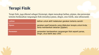 Terapi Fisik untuk Kebugaran ilmu keolahragaan | PPT