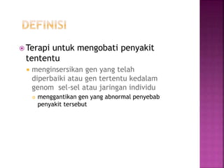 Terapi gen | PPTX