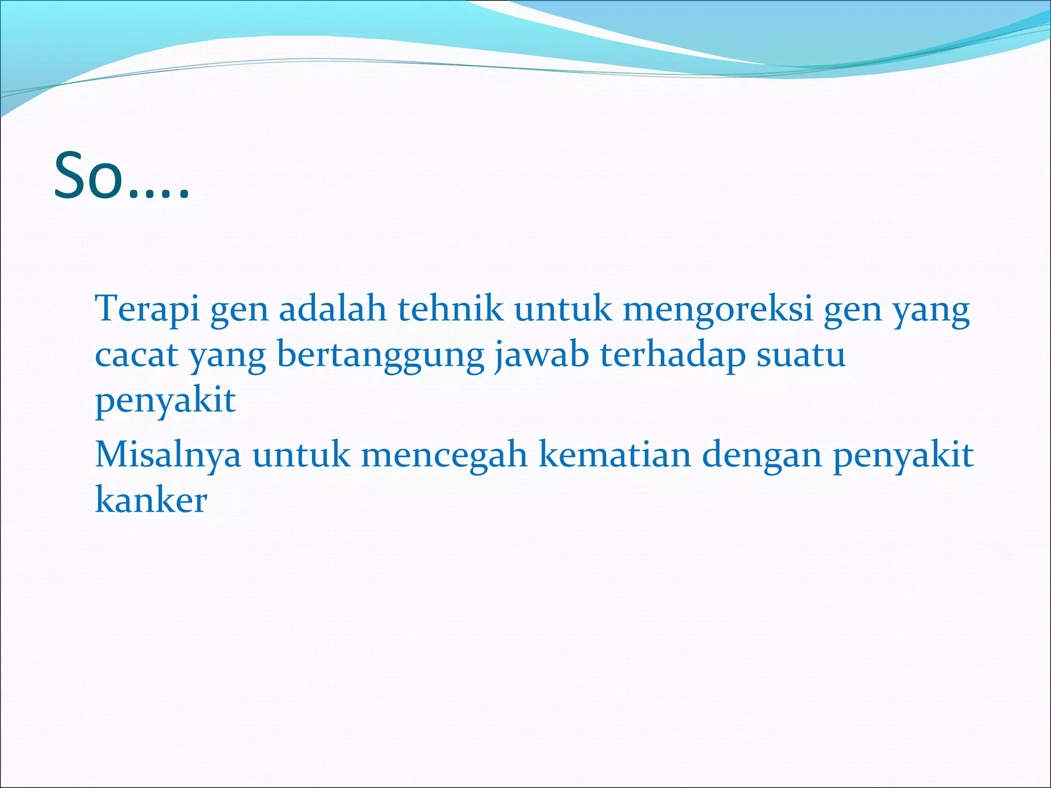 Terapi gen | PPT