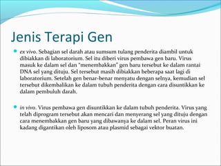 Terapi gen | PPT