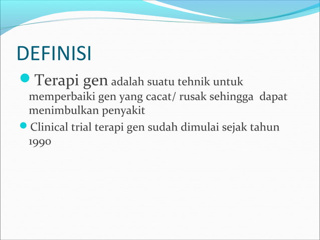 Terapi gen | PPT