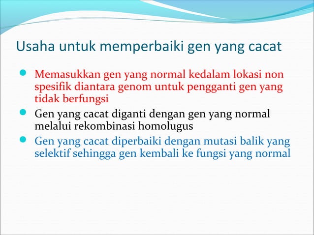 Terapi gen | PPT