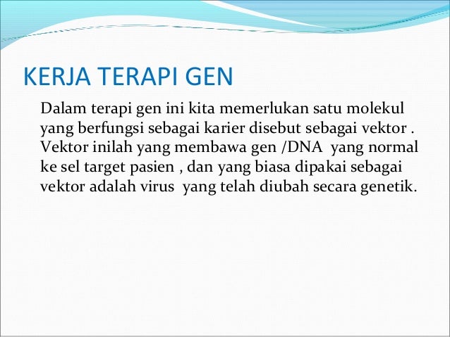 Terapi gen
