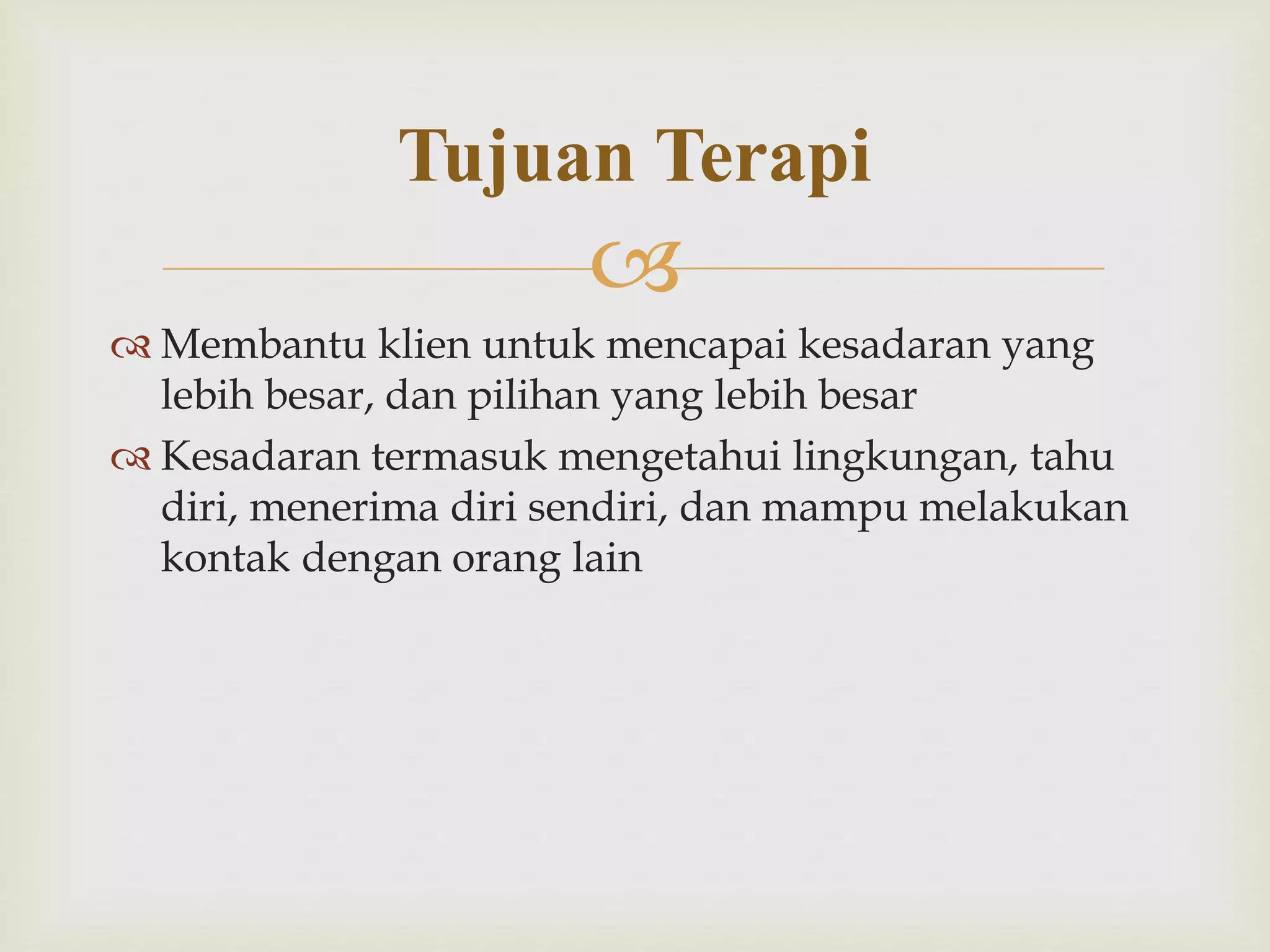 Terapi gestalt | PPTX